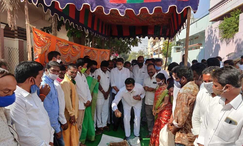 Huzurnagar: Foundation stone laid for works worth Rs110 crore
