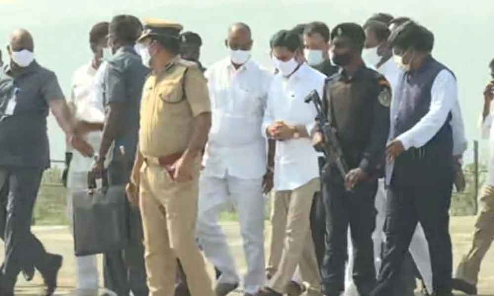 YS Jagan visits Polavaram project