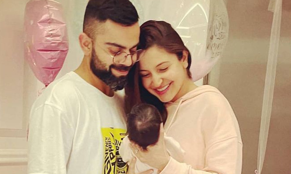 ‘Welcome to the RCB family, Vamika’ - First photo of ‘Baby Kohli’ with ...