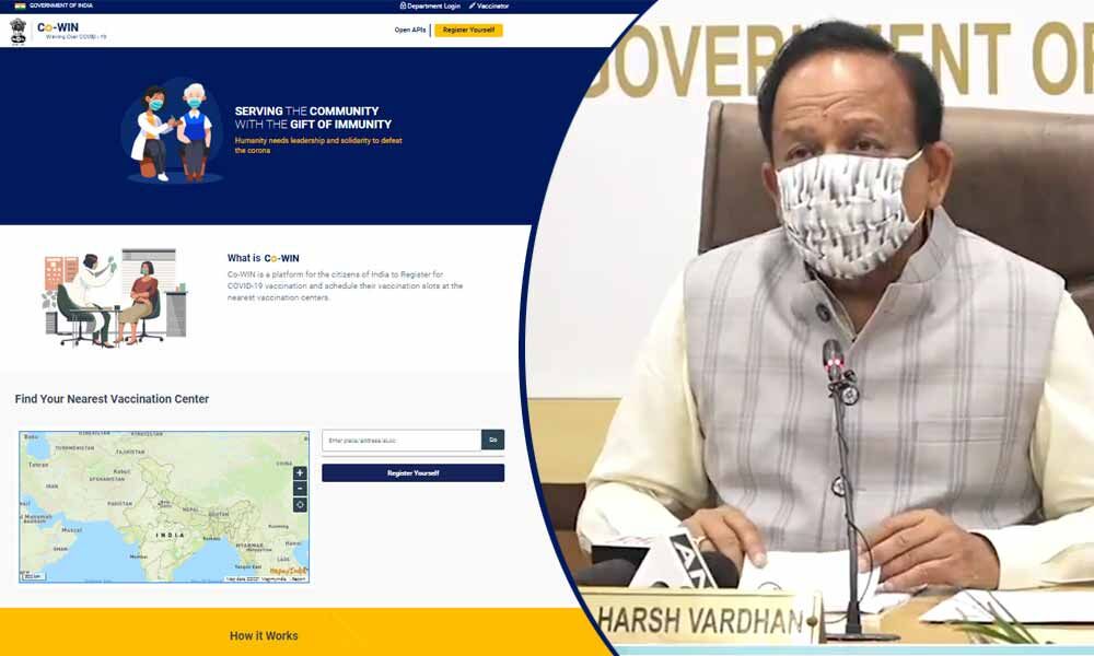 Over 50 lakh registered on Co-WIN: Health Ministry