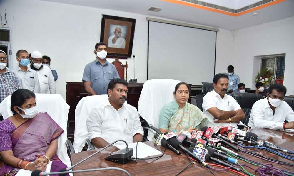 Vaccine at secretariats from April 1 says Mekathoti Sucharitha