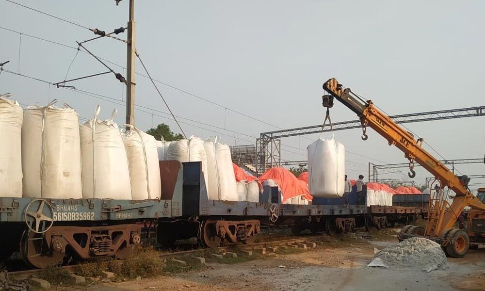 Vijayawada Railway Division starts loading of first fly ash rakes