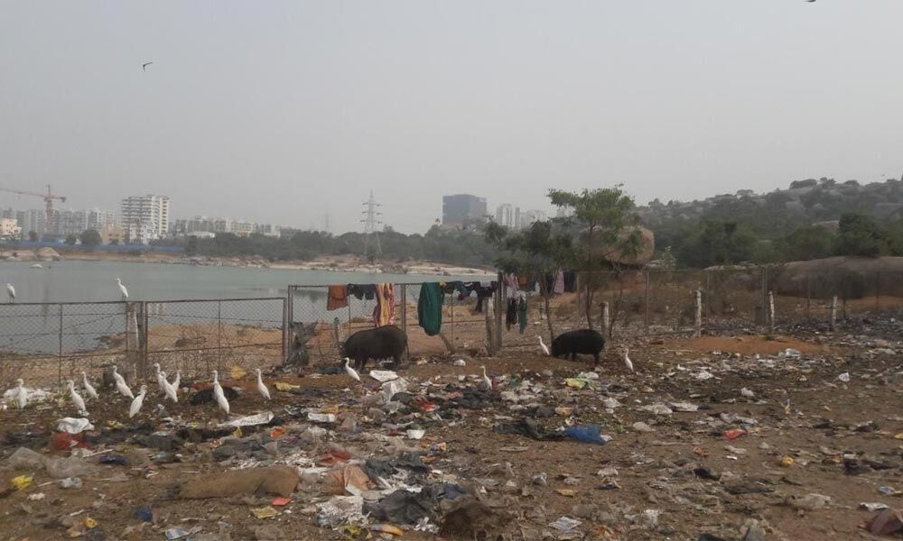 Hyderabad: Open land turns into a dumping yard