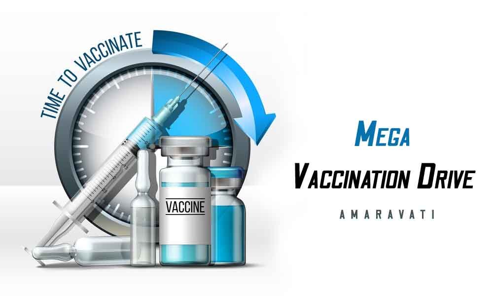 Amaravati: All set for Big vaccination drive today