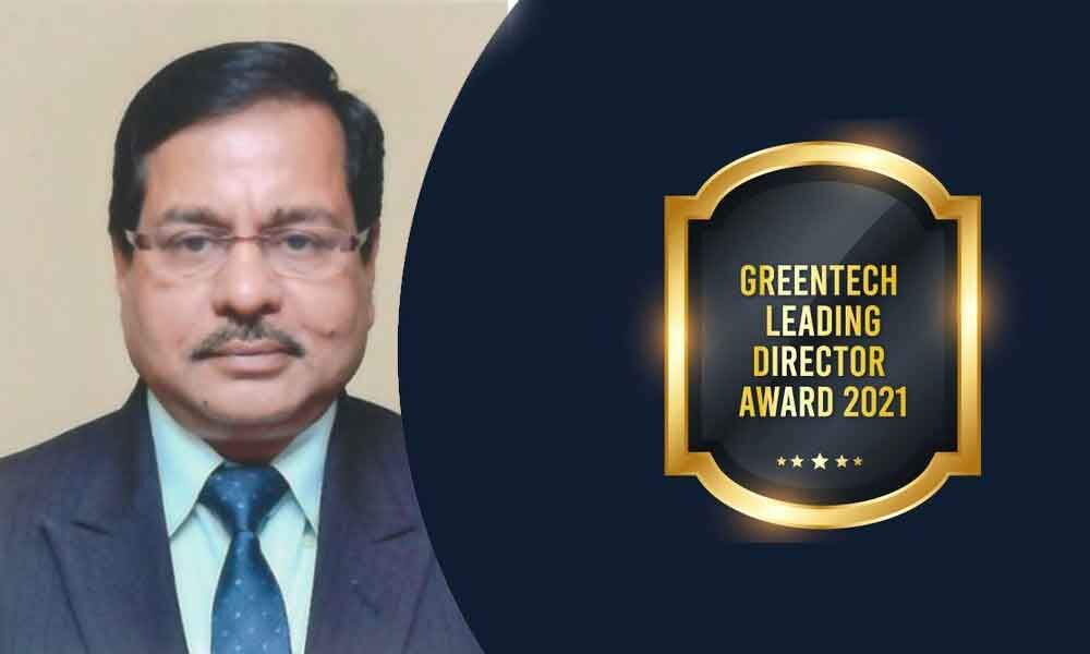 Hyderabad: PK Satpathy conferred with Greentech Leading Director Award 2021