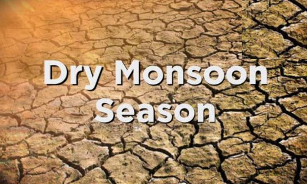 Monsoon dry spell drives up mercury