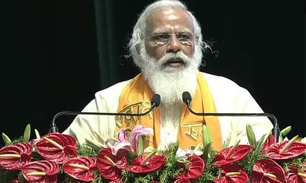 PM Narendra Modi inaugurates 'Rudraksha' in Varanasi