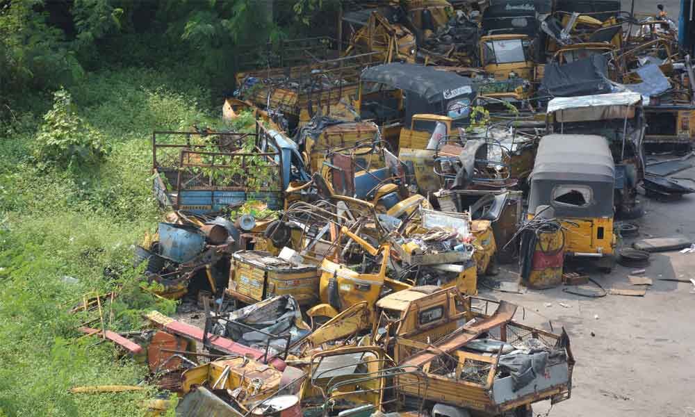 Hyderabad: Seized vehicles to be put on auction