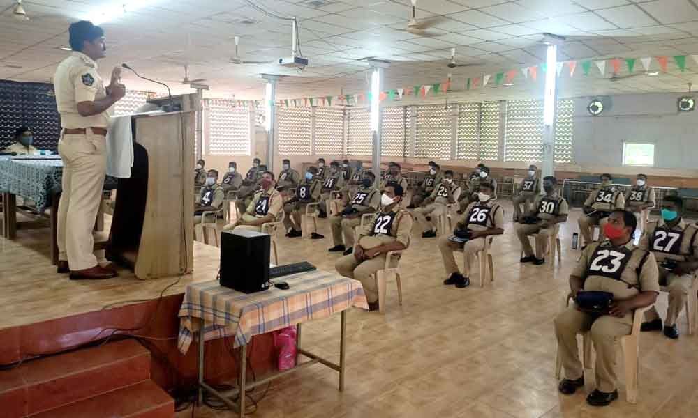 Training for railway police begins at Ongole Police Training College