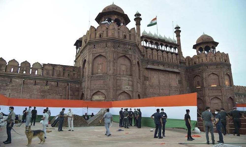 Enthusiasm at its peak at Red Fort as India celebrates 75th I-Day