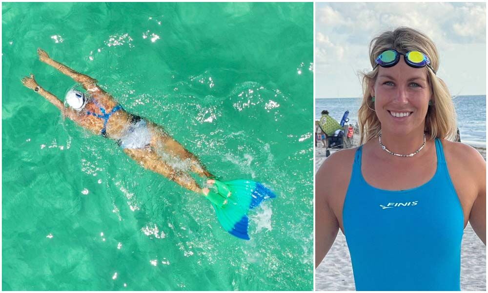 Merle Liivand Holds A New Guinness World Record For 9-Hour Monofin Swim