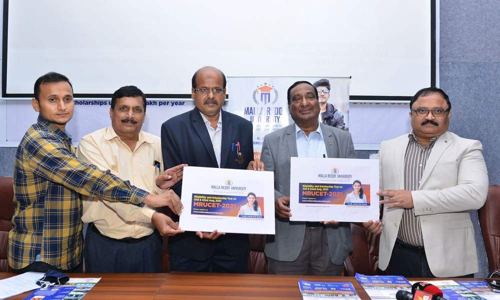 Hyderabad: Malla Reddy University common entrance test on August 21 & 22
