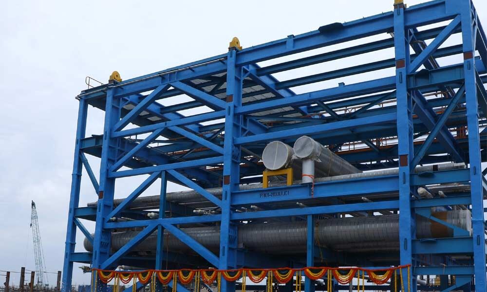 L&T ships piperack modules to HPCL's Visakh Refinery