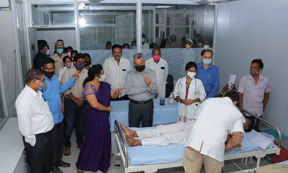 Vijayawada: RTC staff donate blood