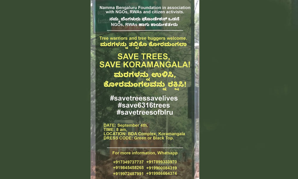 Bengaluru RWA to hold tree-hug protest