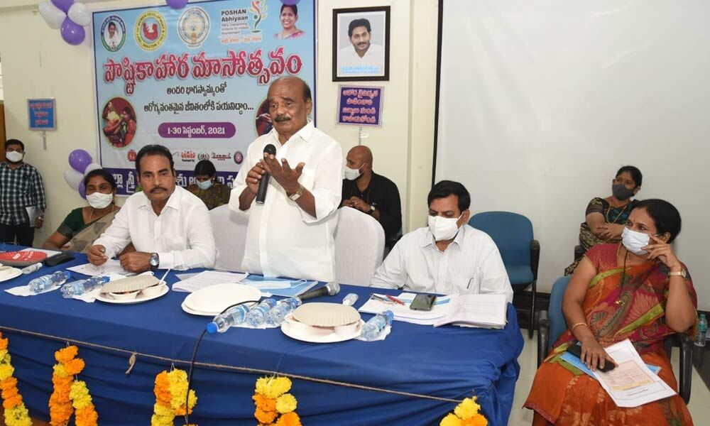 Chittoor: MP Reddappa hails Anganwadi workers role in women development