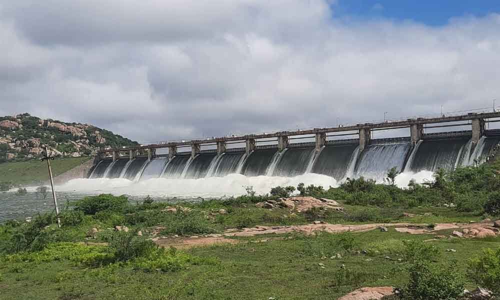 Mahabubnagar: Inflows rise, 5 gates of Koilsagar lifted