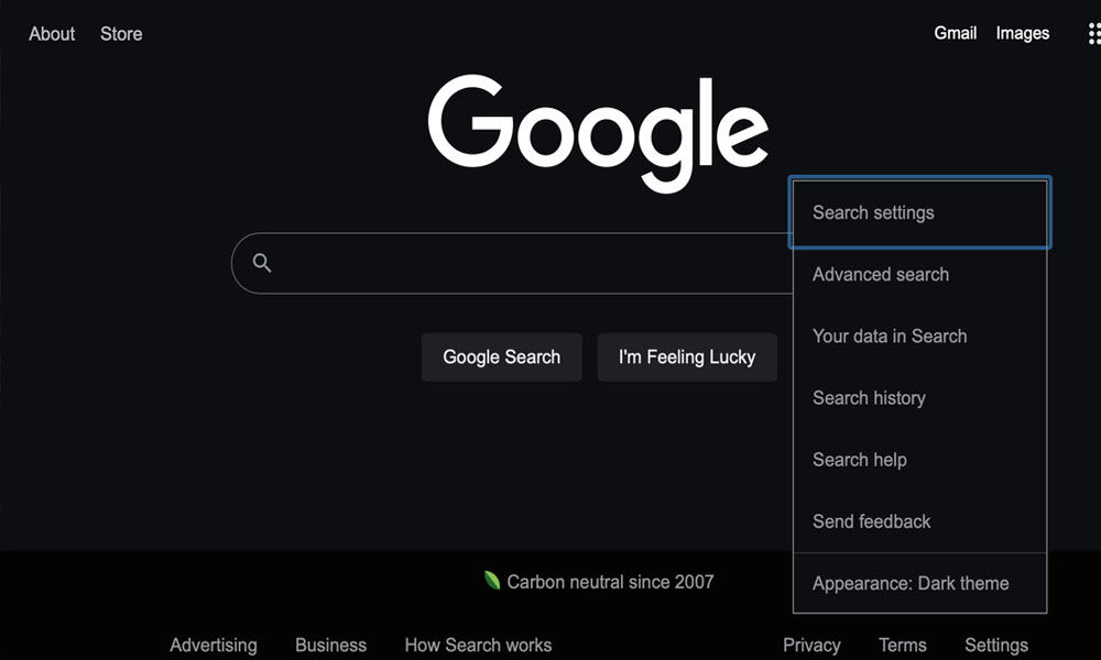 Google Search Officially Gets Dark Mode on Desktop