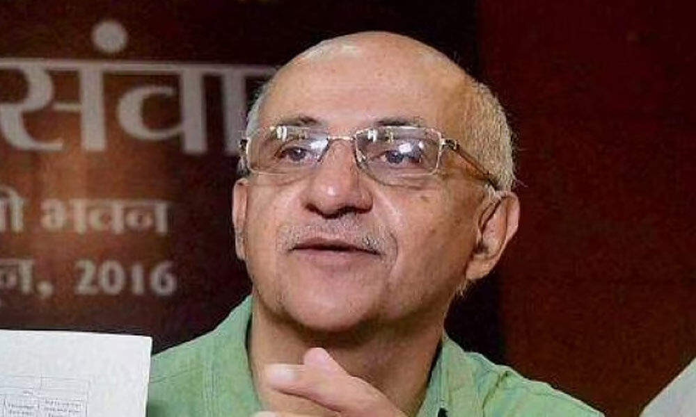 Retired IAS officer and human Right activist Harish mander premises ...