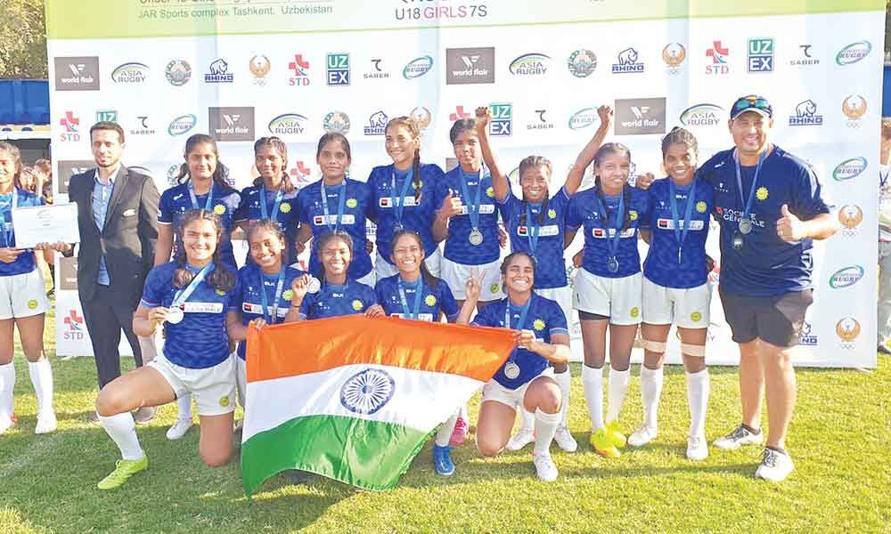 India win silver in Asian U18 Girls' Rugby Sevens Championship