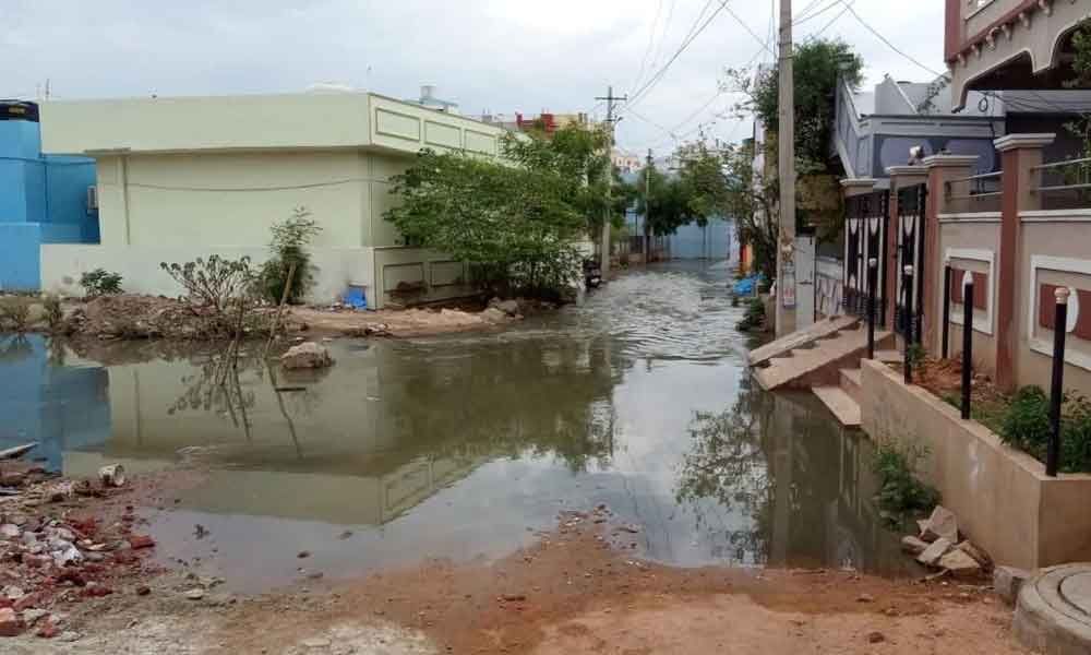 Hyderabad: Boduppal residents demand permanent solution to water logging