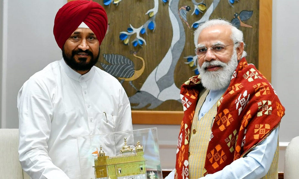 Punjab CM Channi meets PM Modi, discusses farmers' issues