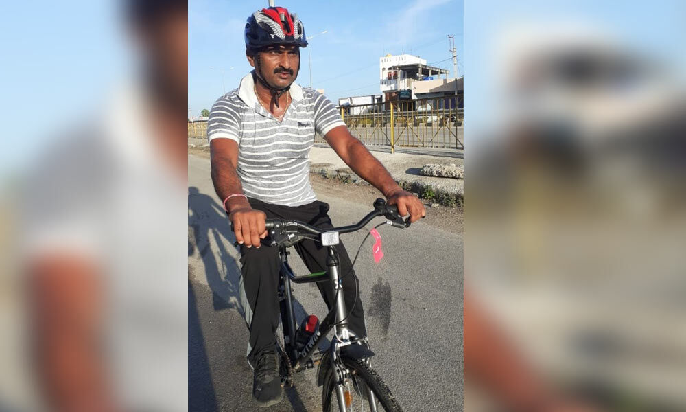 A cop with passion for cycling