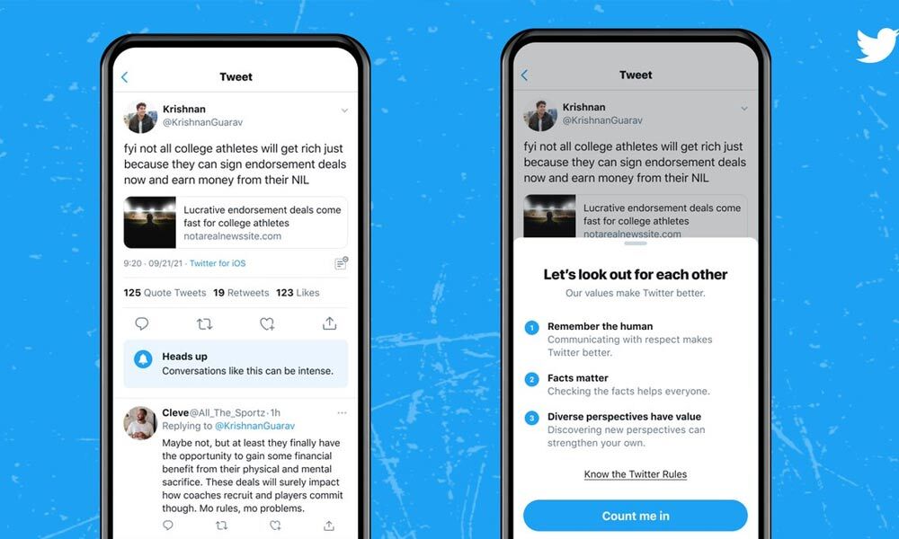 Twitter to Warn Before You Jump into a Fight