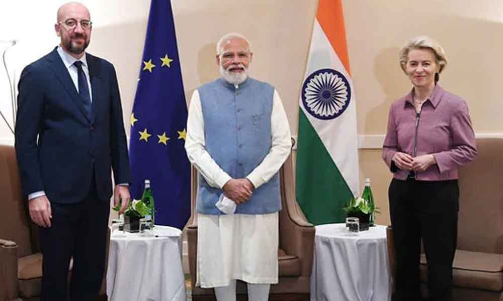 PM Modi Meets Presidents Of European Council And European Commission In ...