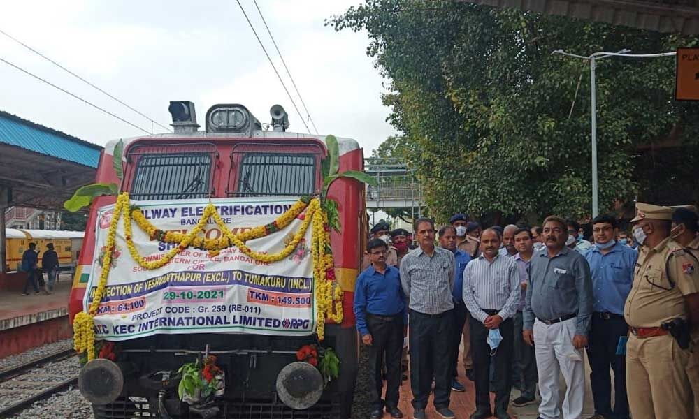 New electrified Yeswanthpur inspected by CRS