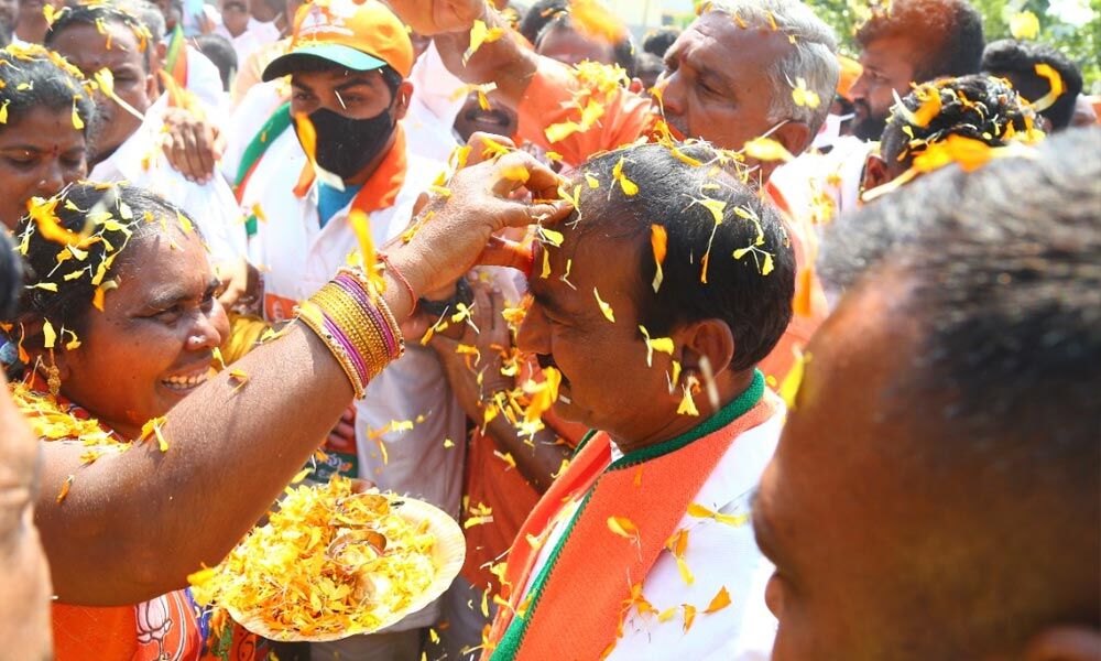 Huzurabad by-election: Ex minister, now BJP leader Eatala Rajender wins