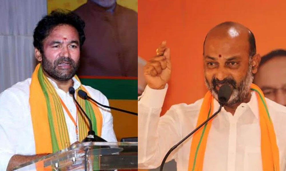 Kishan Reddy, Bandi Sanjay Kumar thank Huzurabad people