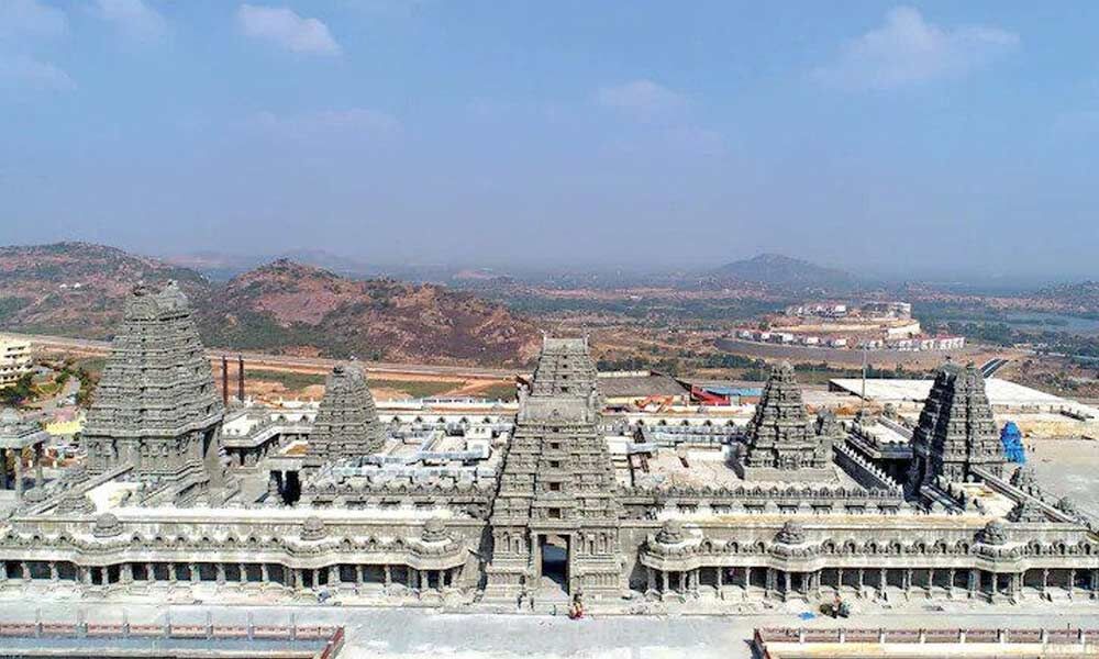 Yadadri temple receives Rs 29.94 lakh cash, 2 kg gold