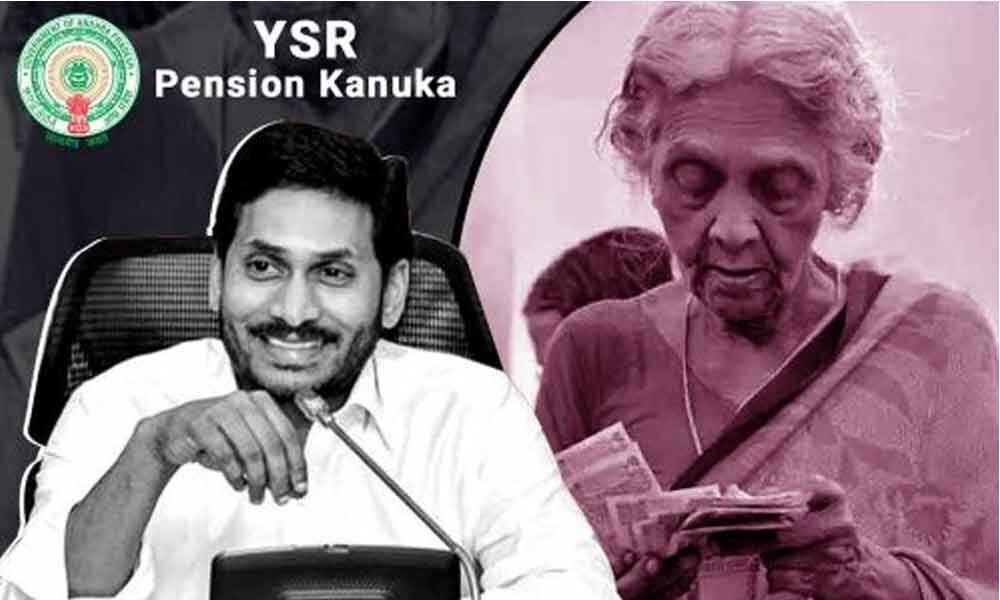 Andhra Pradesh: Distribution of YSR Pension Kanuka begins across the state