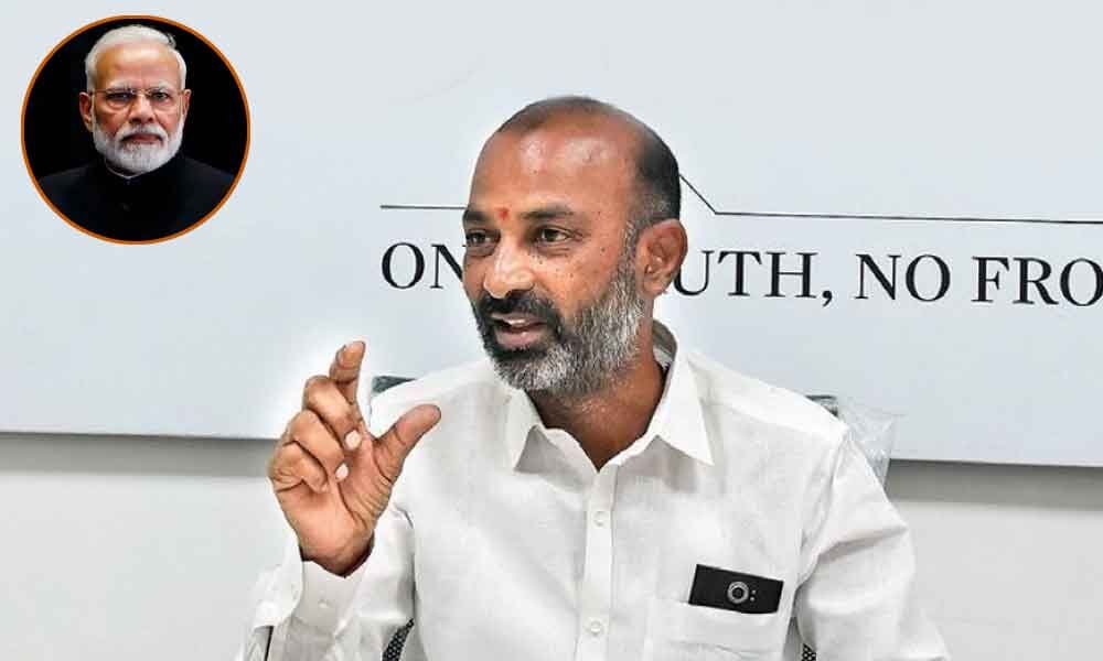 Bandi Sanjay writes to PM Modi seeking IIM in Karimnagar