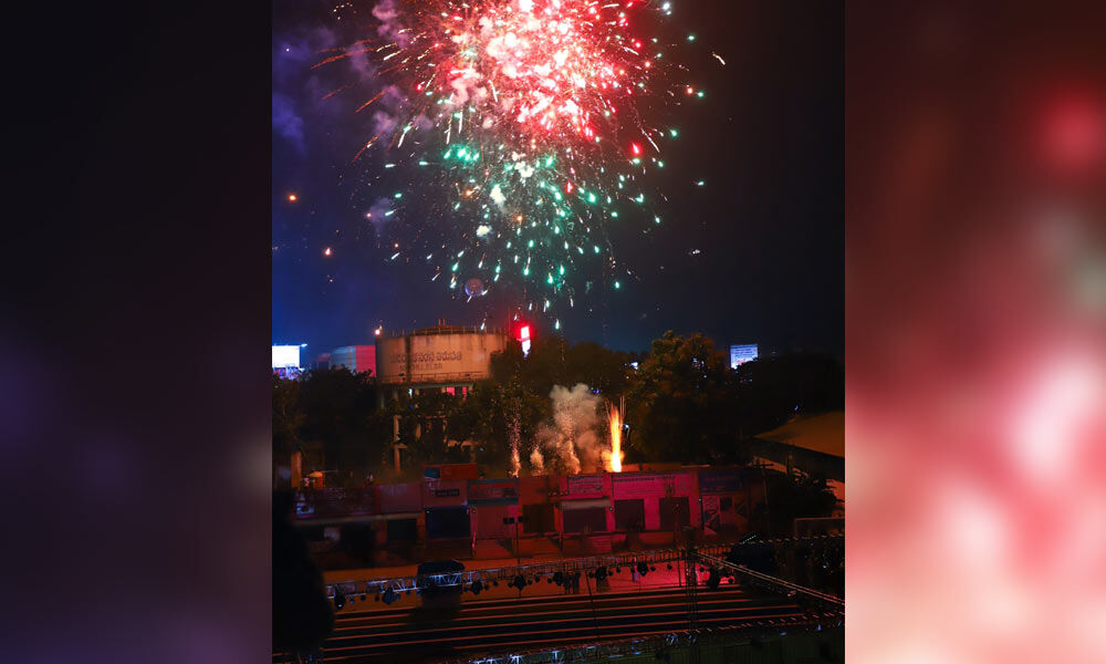 Tirupati: Spectacular fireworks display marks launch of mega sporting event