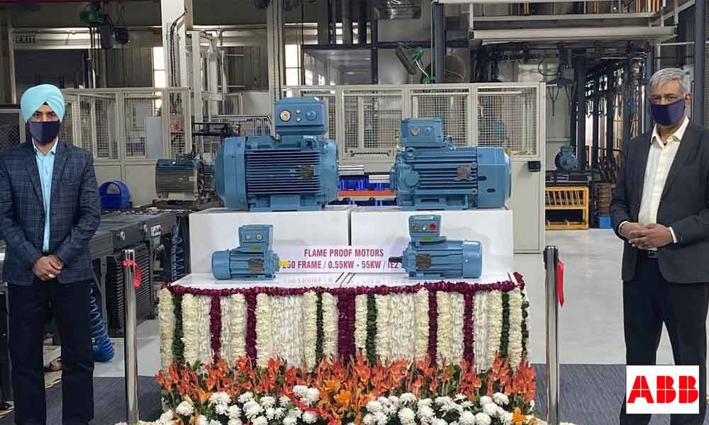 ABB launches flameproof low voltage motors for explosive atmospheres