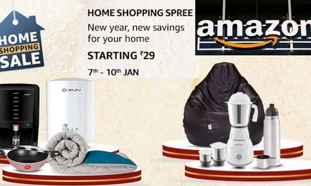 Amazon.in Announces 'Home Shopping Spree' from 7-10 January