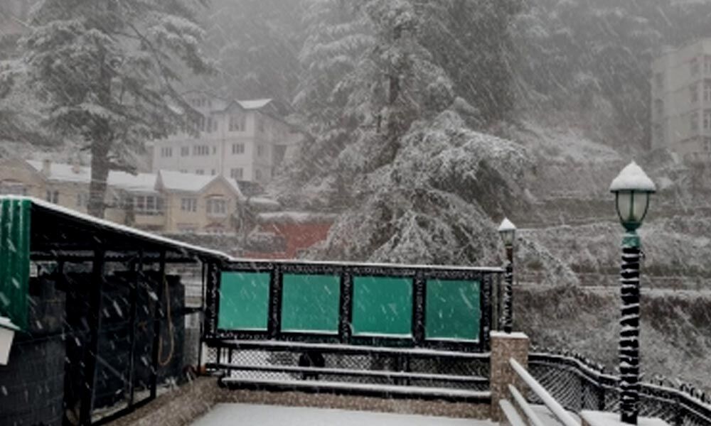 Shimla gets season's first snowfall, cheers tourists