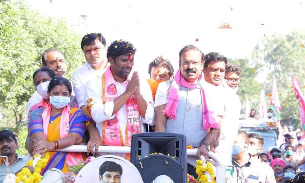 Mancherial: Will strive for devpt of mancherial says MLA Balka