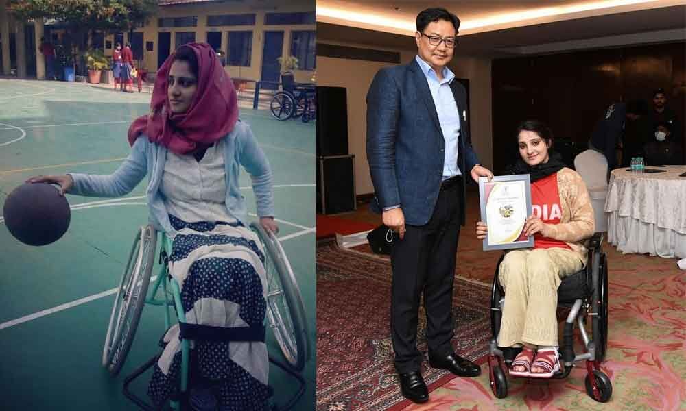 Wheelchair no hurdle to her basketball dreams