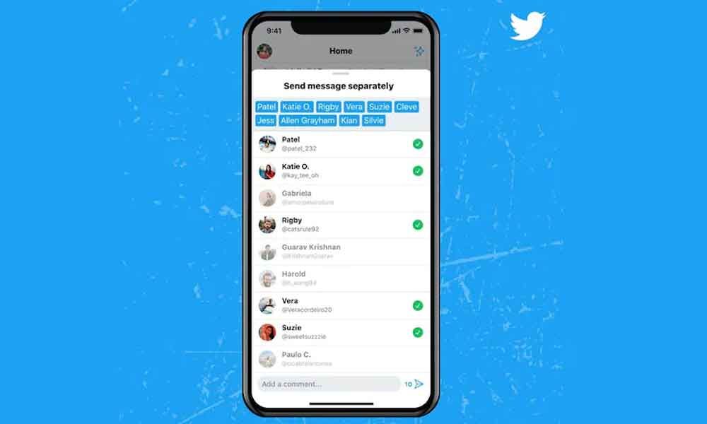 Twitter is examining a new way to send no direct messages on iOS