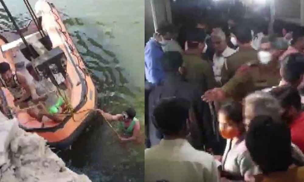 Bridegroom among 8 dead as their car falls into river