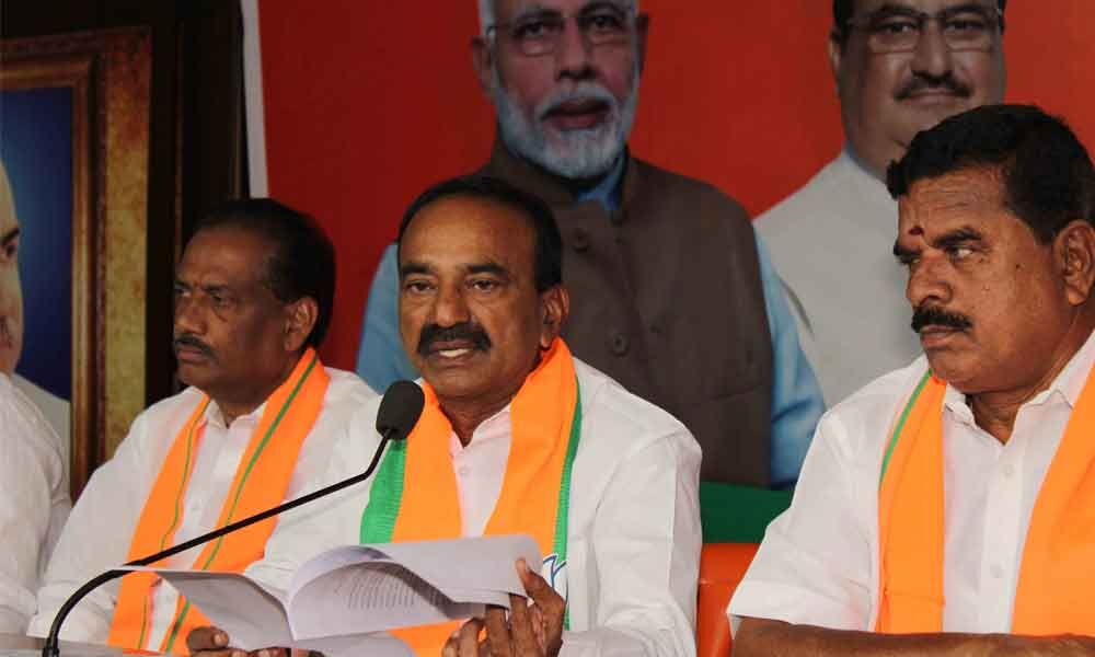 KCR undertook Mumbai trip to escape public anger: Eatala