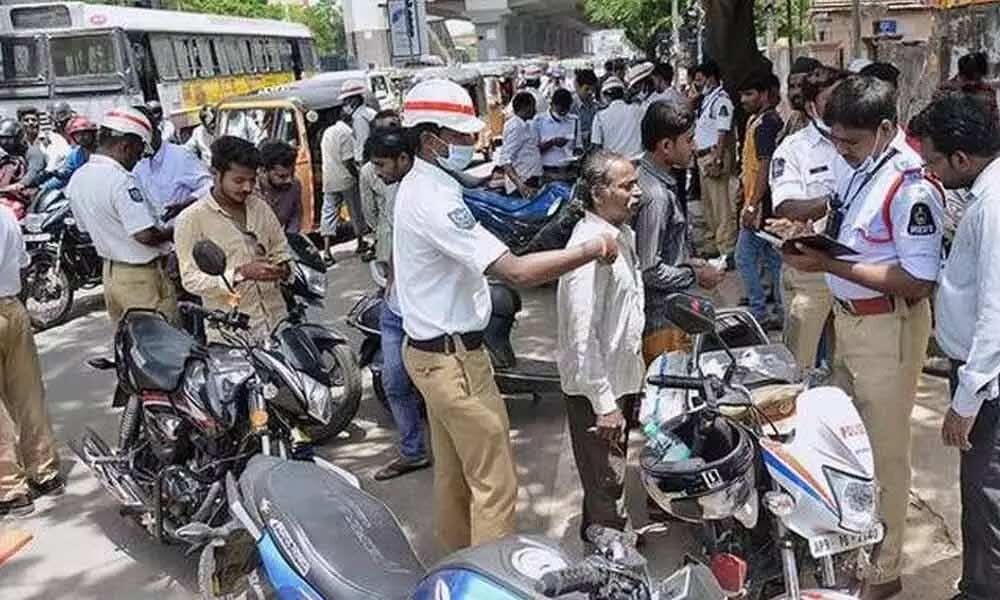 Telangana: Clear traffic challans first to get work done at RTA offices