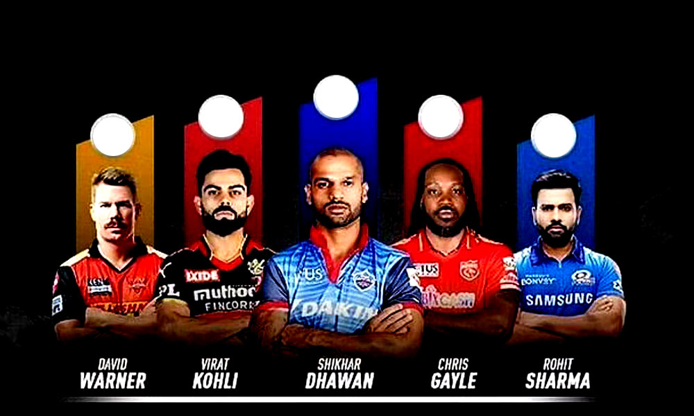 Top 5 players who have hit most Fours in IPL