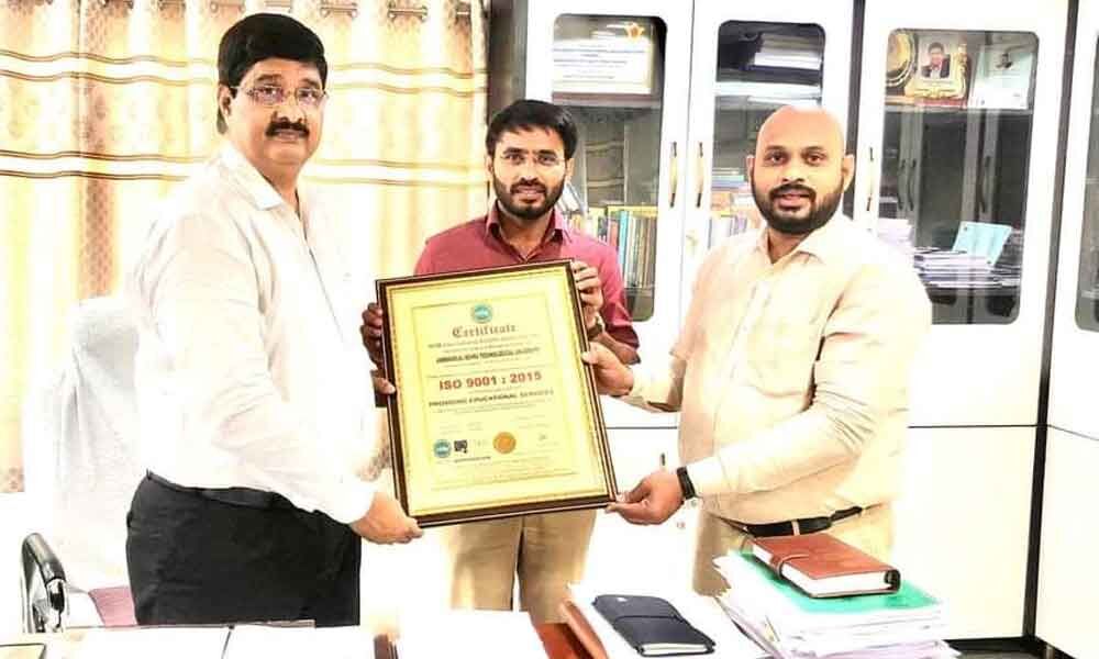 JNTU-GV gets ISO recognition