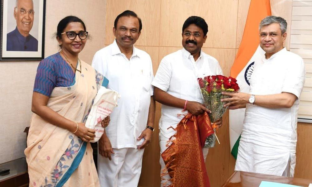 Ongole: MP Magunta Srinivasulu Reddy pleads for Wellness Centre under Central Government Health ...