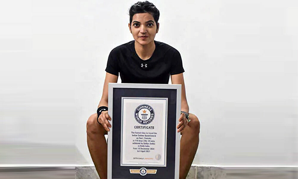 Delhi Woman Achieved Guinness World Record For Covering 'Golden ...