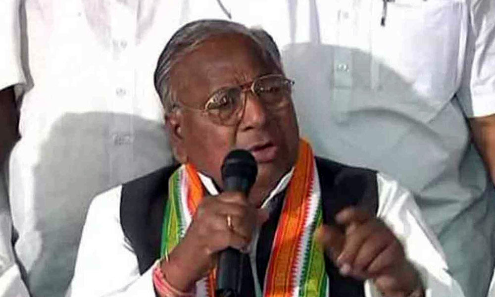 V Hanumantha Rao visits Delhi to meet Congress high command